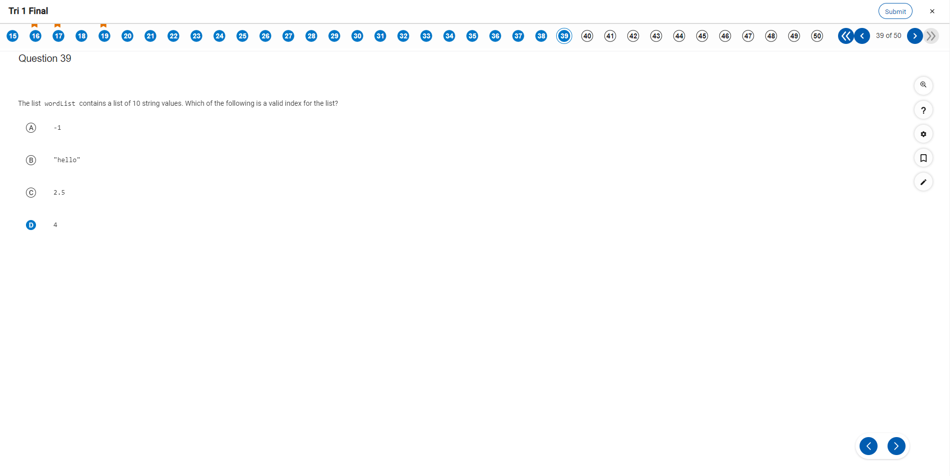 4 Collegeboard Quizes | APCSP